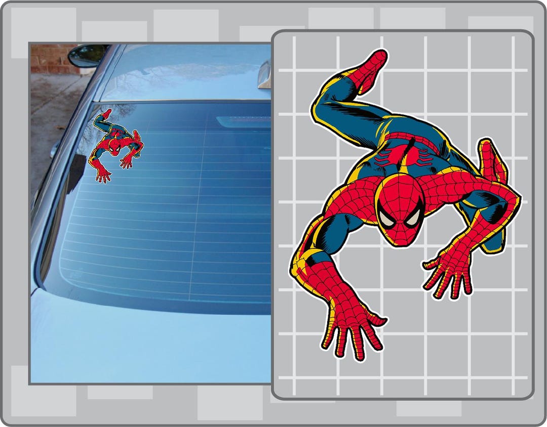 Spider-man Vinyl Decal #2 Spider Man Sticker - Etsy