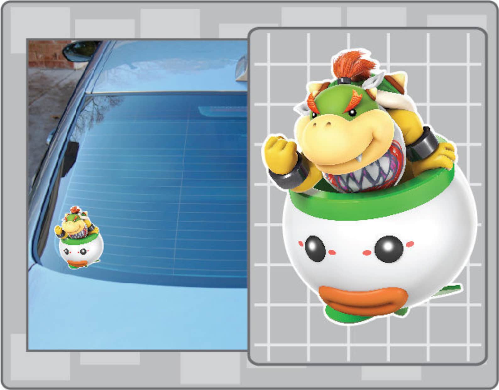 BOWSER JR. vinyl decal from Super Smash Bros. Sticker for | Etsy