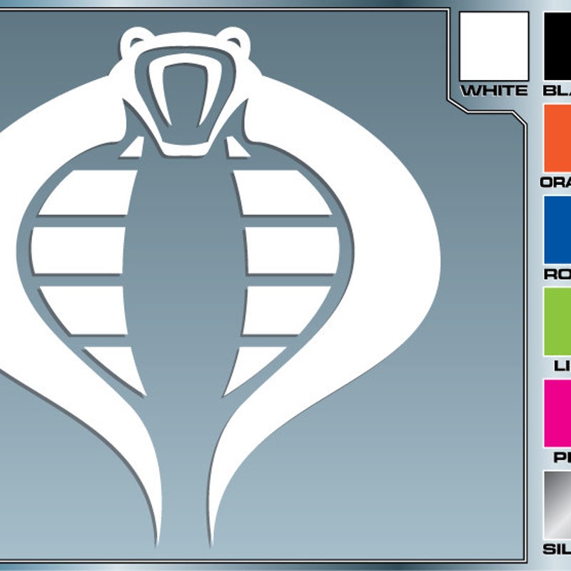 Cobra Gi Joe Stickers - Etsy
