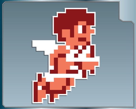 PIT Sprite Vinyl Decal From Kid Icarus Car Window Laptop Decal | Etsy