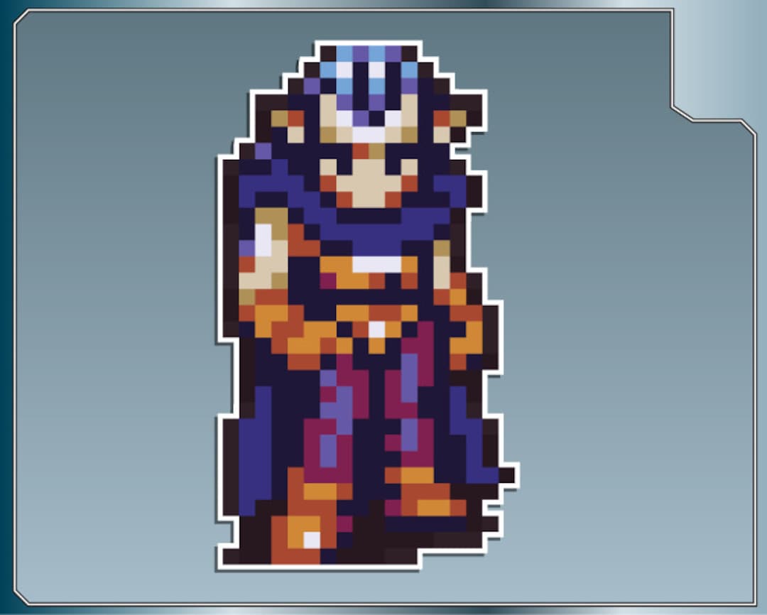 MAGUS Sprite No. 1 From Chrono Trigger 16 Bit Vinyl Decal Sticker - Etsy