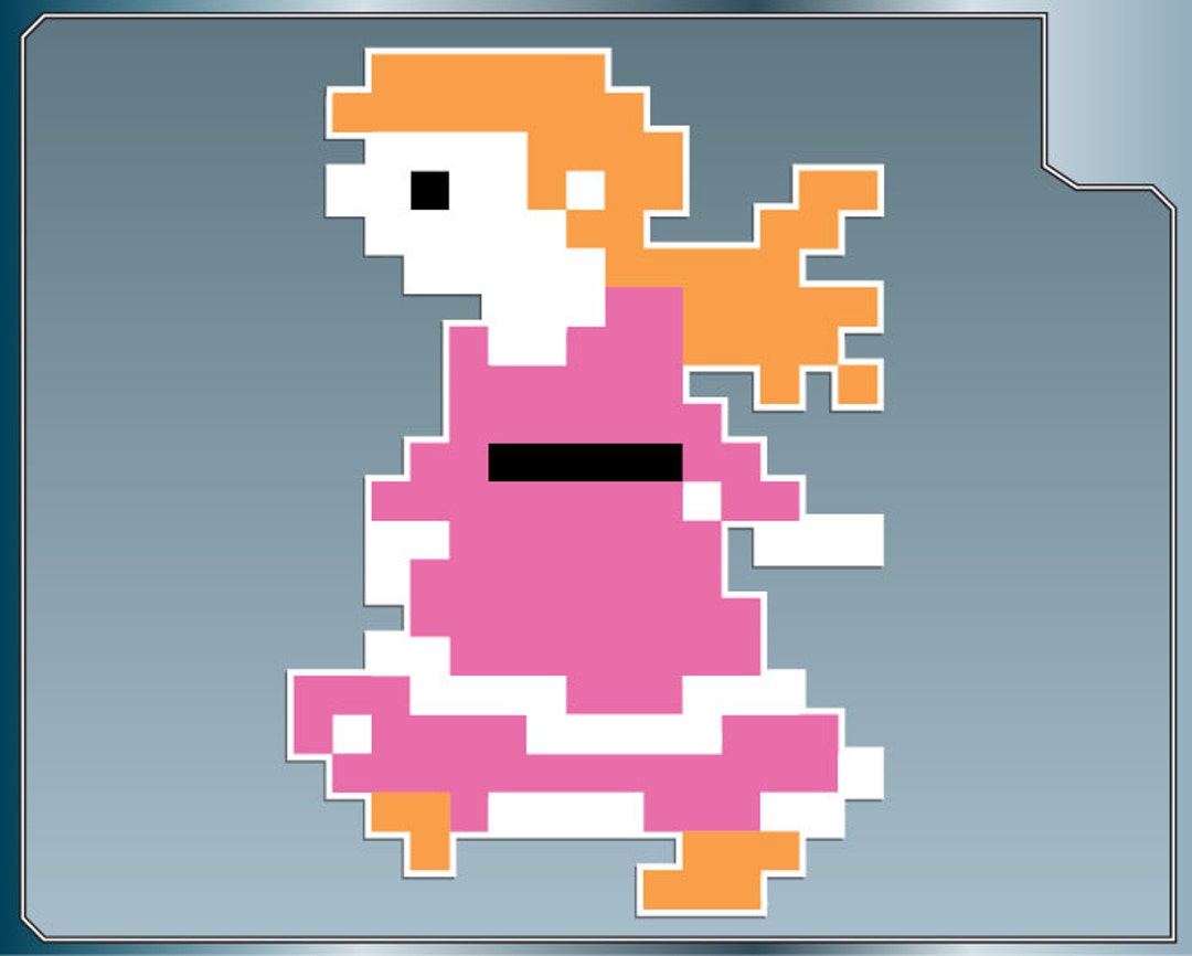 PAULINE Sprite Vinyl Decal From Donkey Kong Sticker for Almost - Etsy