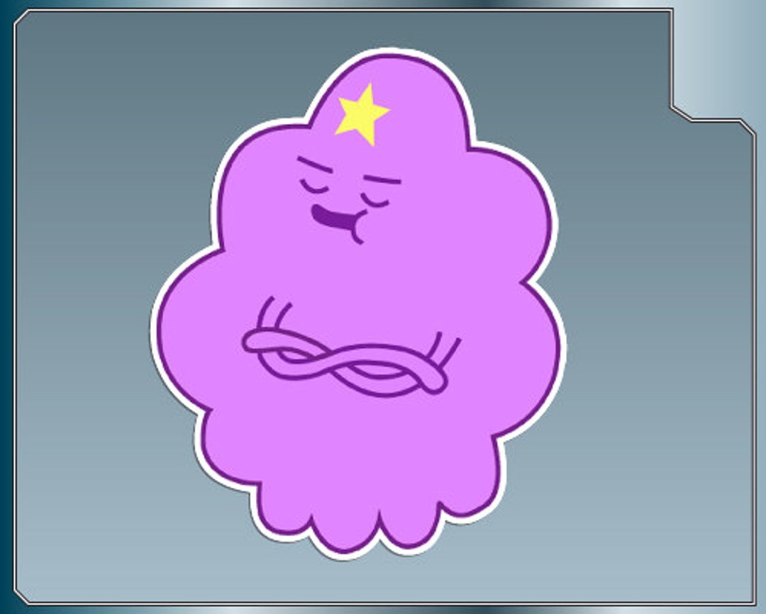 Lumpy Space Princess Vinyl Decal From Adventure Time Sticker for Just ...