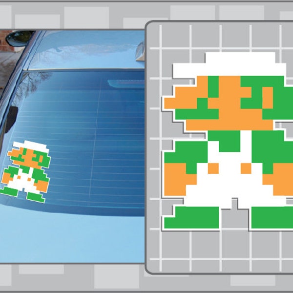 Luigi Decal - Etsy