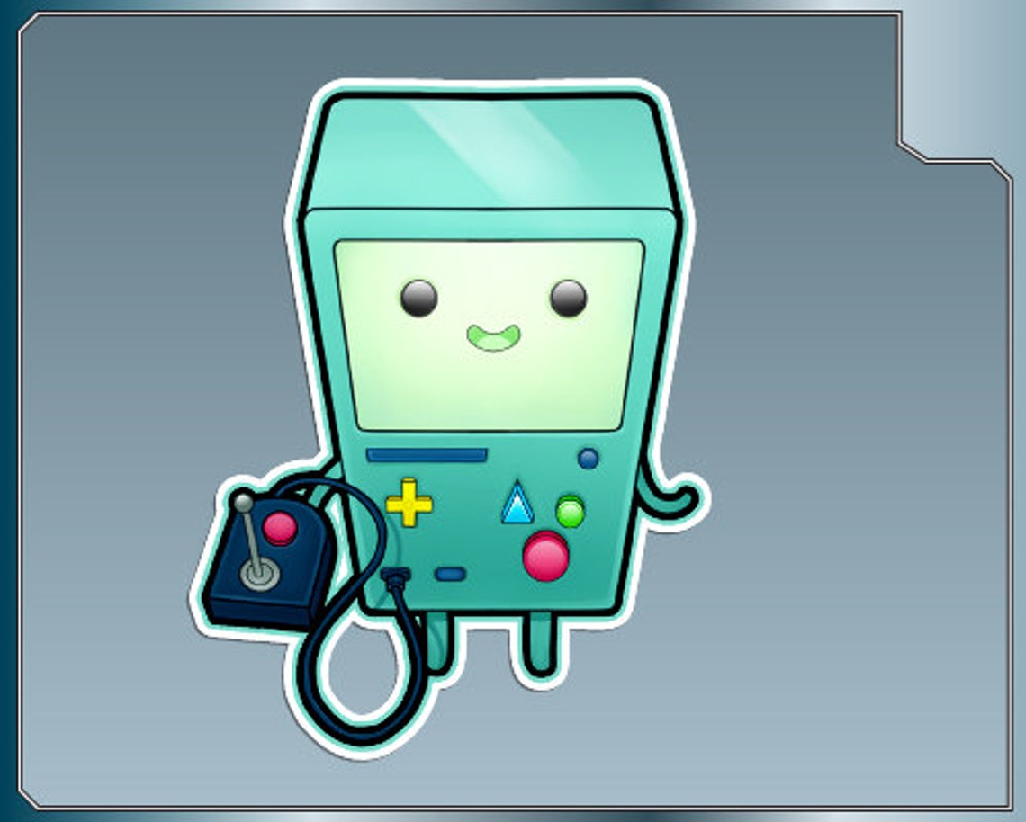 BEEMO Vinyl Decal From Adventure Time Sticker for Just About | Etsy