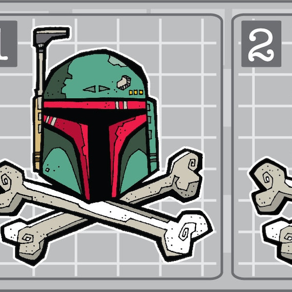Boba Fett Stickers - Etsy