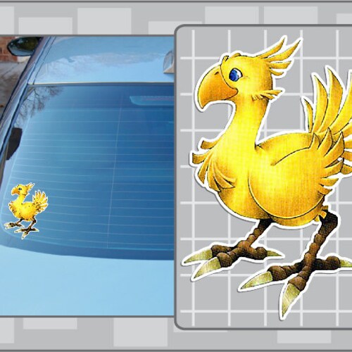 CHOCOBO From Final Fantasy Vinyl Decal No. 3 FF Sticker - Etsy