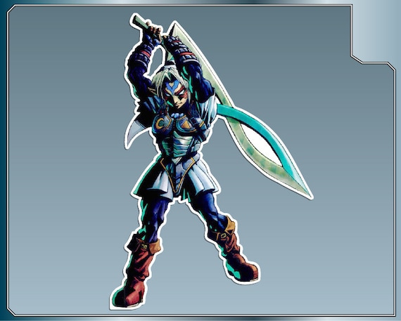 FIERCE Deity LINK Vinyl Decal From the Legend of Zelda Sticker | Etsy