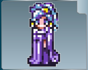 LUCCA Sprite No. 1 From Chrono Trigger 16 Bit Vinyl Decal - Etsy