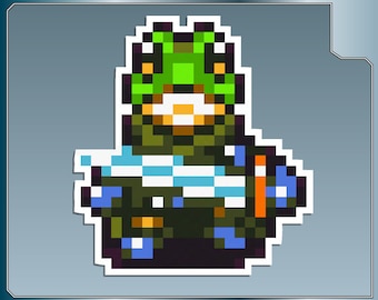 ROBO Sprite No. 2 From Chrono Trigger 16 Bit Vinyl Decal - Etsy