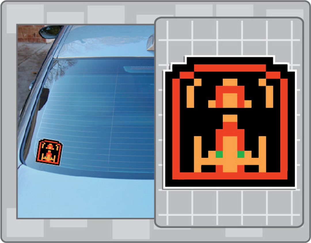 MISSILE TANK Sprite From Metroid 8bit Vinyl Decal Video Game Sticker ...