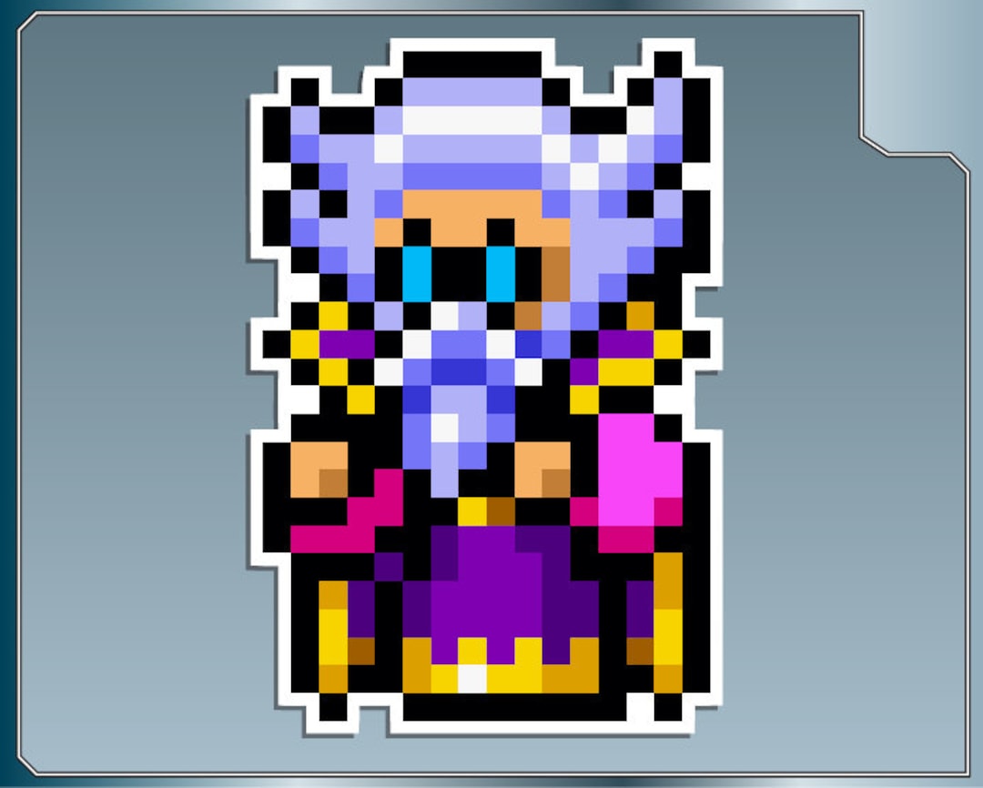 TELLAH Sprite No. 1 From Final Fantasy IV 8 Bit Vinyl Decal Classic NES ...