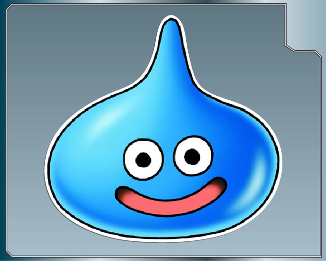 SLIME Vinyl Decal From Dragon Warrior Sticker for Just About Anything ...