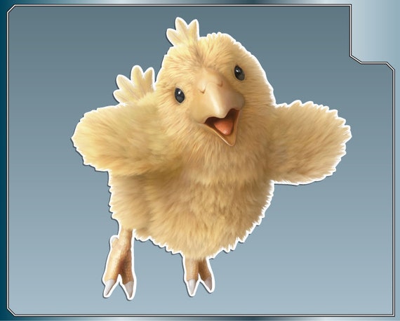 CHOCOBO From Final Fantasy Vinyl Decal No. 2 FF Sticker | Etsy
