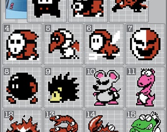 8bit Super Mario - Etsy