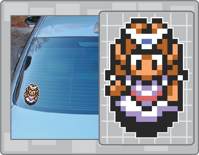 Princess Zelda 16bit Vinyl Decal Sticker From the Legend of Zelda: A ...