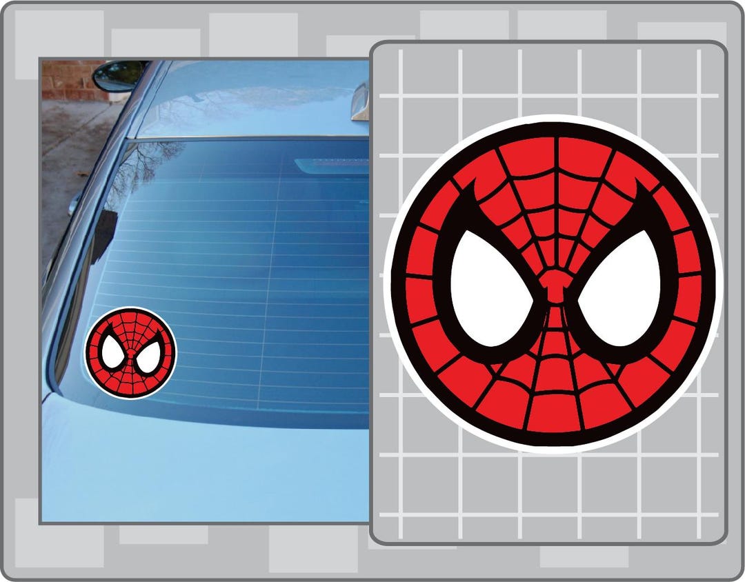 Spider-man Logo Icon Vinyl Decal #1 Spider Man Sticker - Etsy