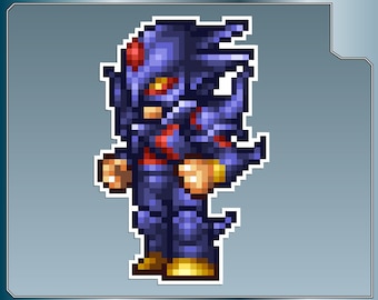 CECIL as Paladin Sprite No. 2 From Final Fantasy IV 16bit | Etsy