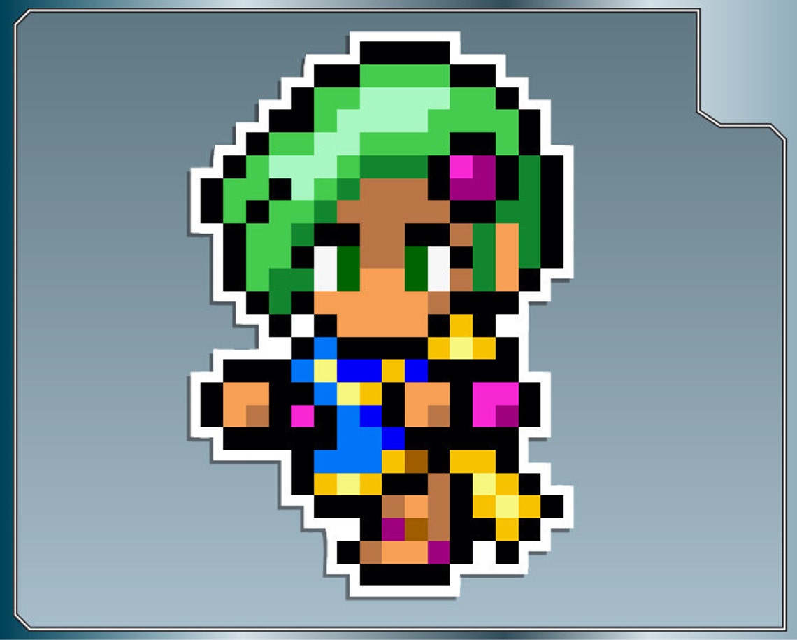 RYDIA as Child Sprite No. 1 from Final Fantasy IV 8 Bit Vinyl | Etsy