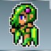 Princess Zelda 16bit Vinyl Decal Sticker From the Legend of Zelda: A ...