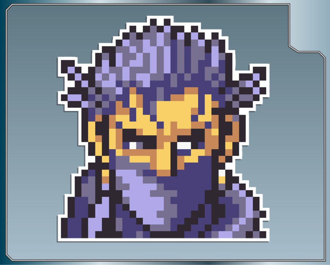 EDGE Sprite Mudshot No. 1 de Final Fantasy IV Calcomanía de vinilo de 8 ...