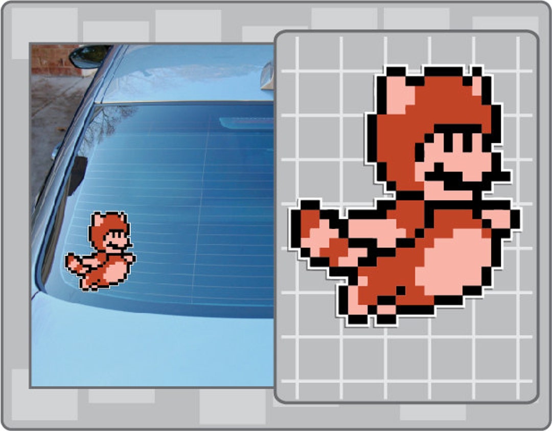 TANOOKI MARIO Sprite Vinyl Decal From Super Mario Bros. 3 - Etsy Israel