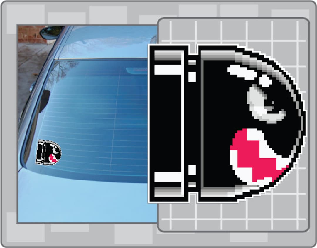 BANZAI BILL Sprite Vinyl Decal From Super Mario Bros. Sticker for ...