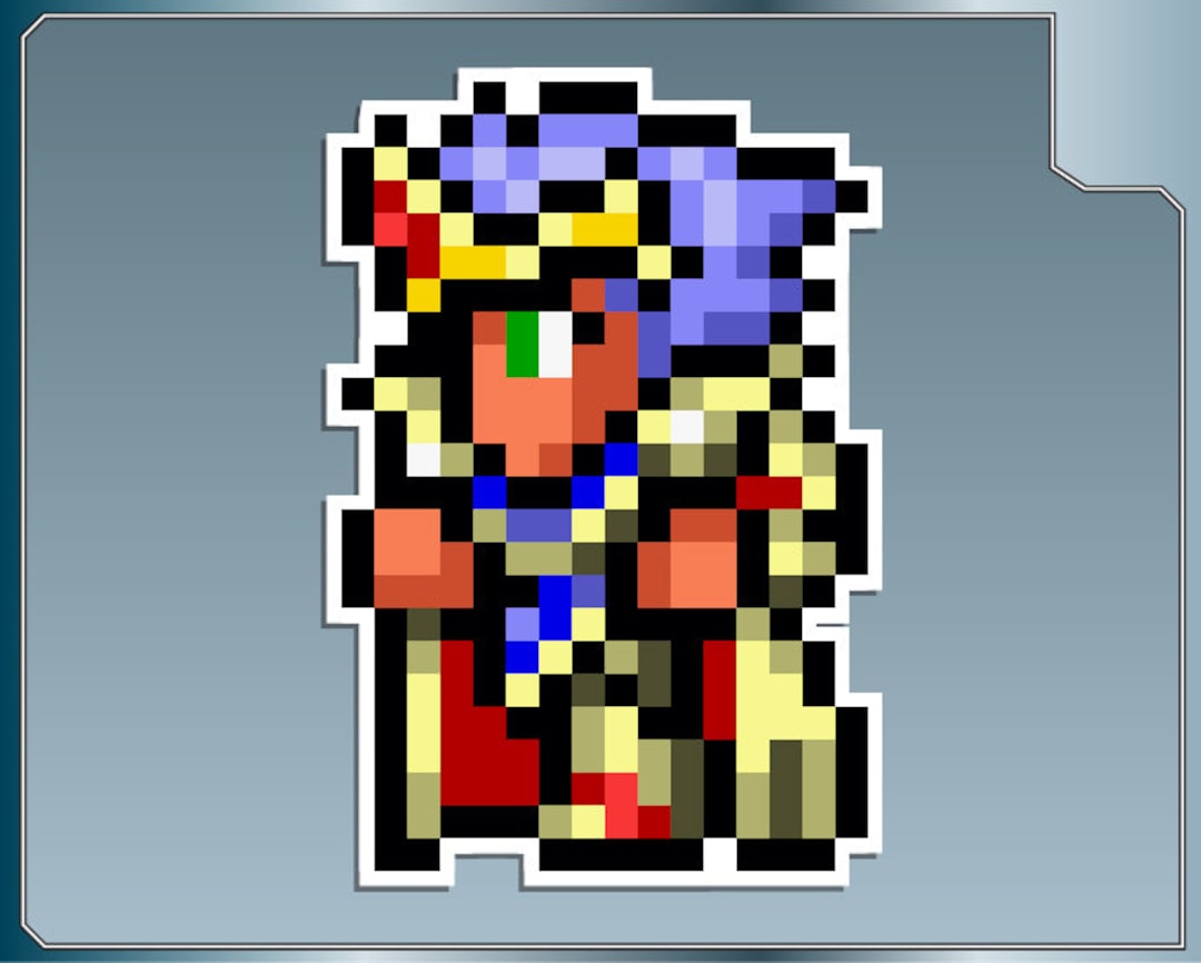 CECIL as Paladin Sprite No. 1 From Final Fantasy IV 8 Bit Vinyl Decal ...