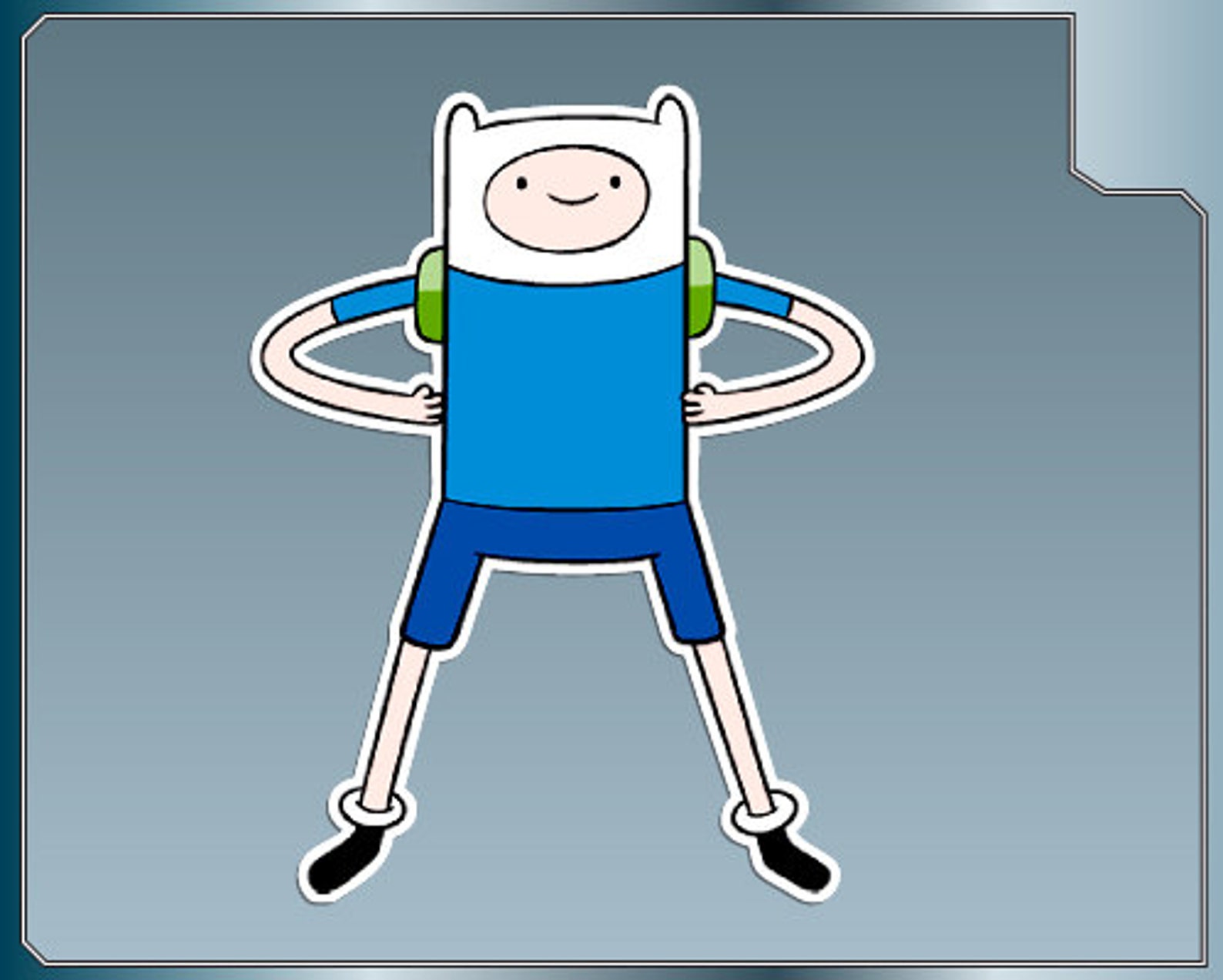 FINN Vinyl Decal From Adventure Time Sticker for Just About | Etsy