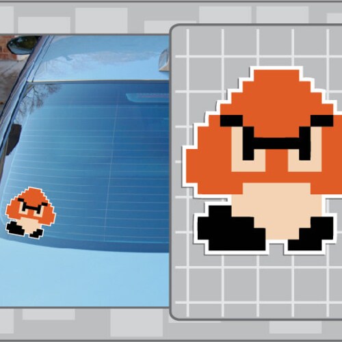 POWER STAR Sprite No. 1 From Super Mario Bros. Vinyl Decal - Etsy