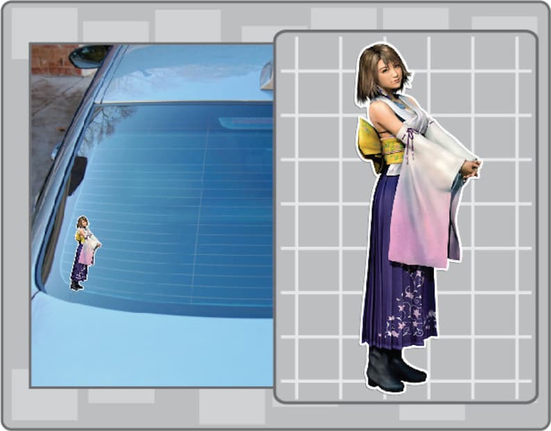 YUNA No. 1 From Final Fantasy Vinyl Decal FFX Sticker | Etsy