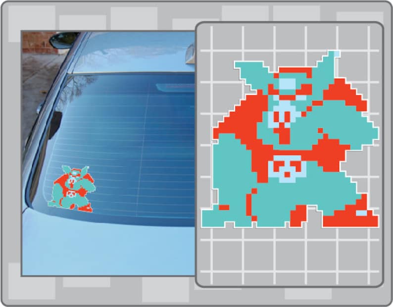 GANON 8bit Sprite Vinyl Decal Sticker From the Legend of Zelda - Etsy