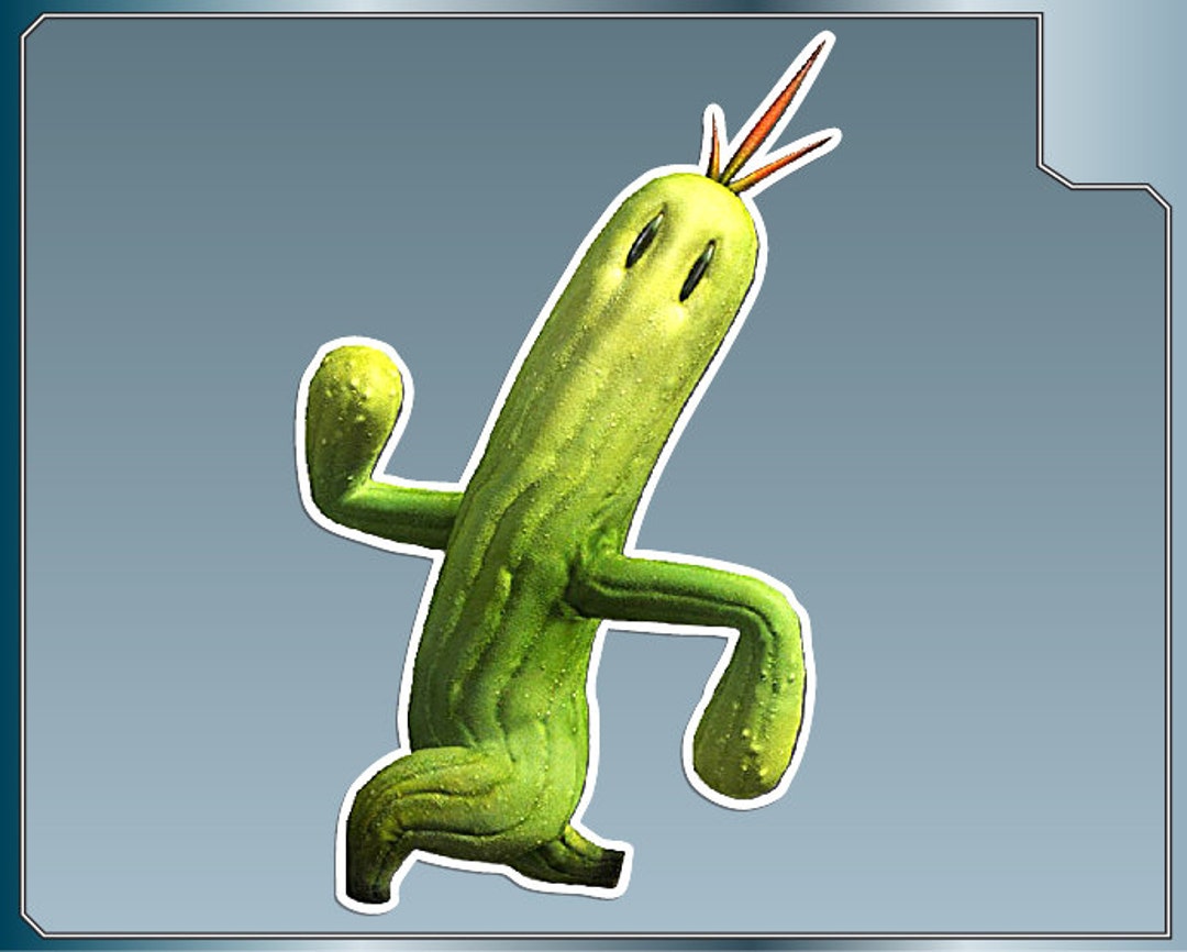 CACTUAR From Final Fantasy Vinyl Decal Classic NES Sticker - Etsy