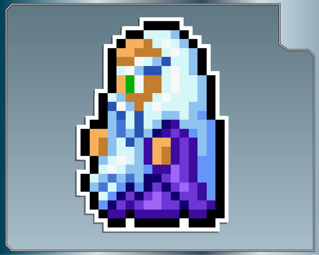 FUSOYA Sprite No. 1 From Final Fantasy IV 8 Bit Vinyl Decal Classic NES ...