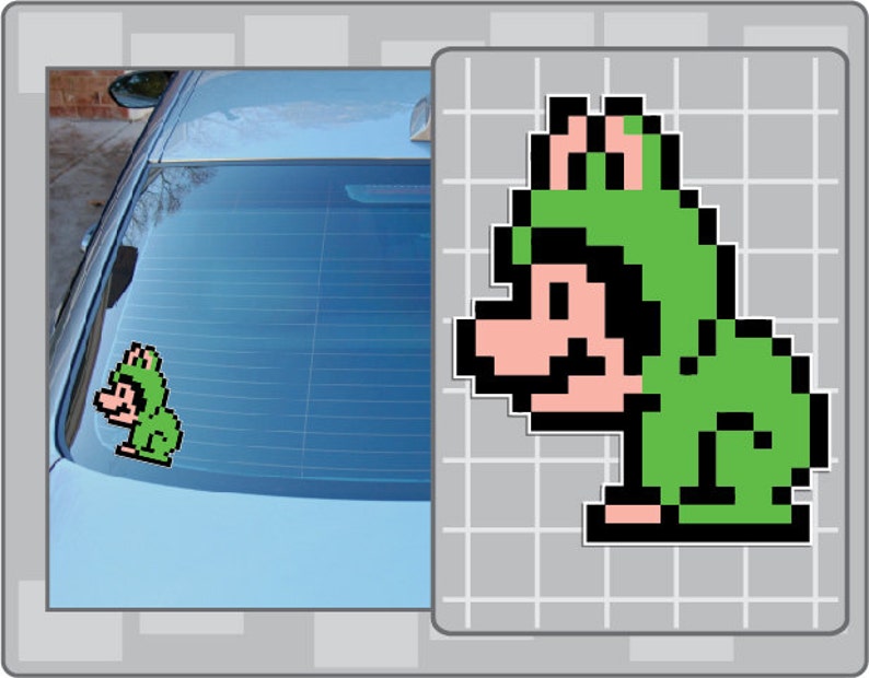 FROG MARIO Sprite Vinyl Decal From Super Mario Bros. 3 Sticker - Etsy