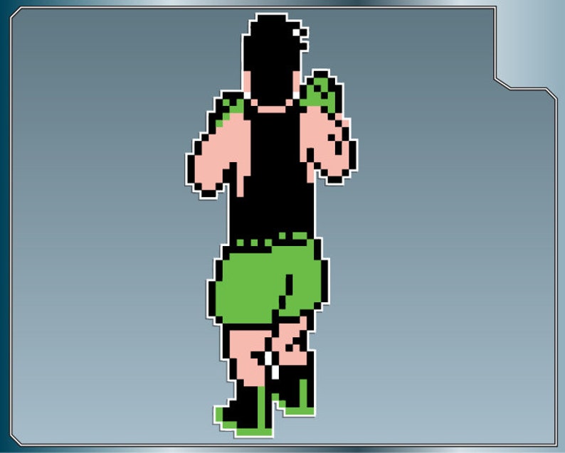 LITTLE MAC or the Trainer From Punch Out Vinyl Decals Mike - Etsy