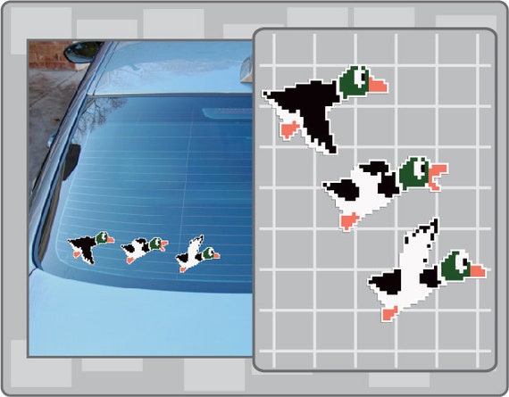 Pixel Duck Hunt Ducks