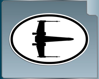 X Wing Fighter Decal | Etsy
