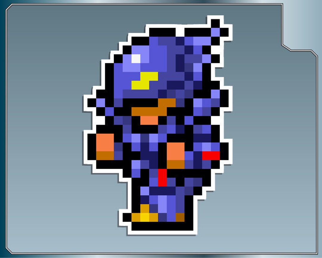 CECIL as Knight Sprite No. 1 From Final Fantasy IV 8 Bit Vinyl Decal ...