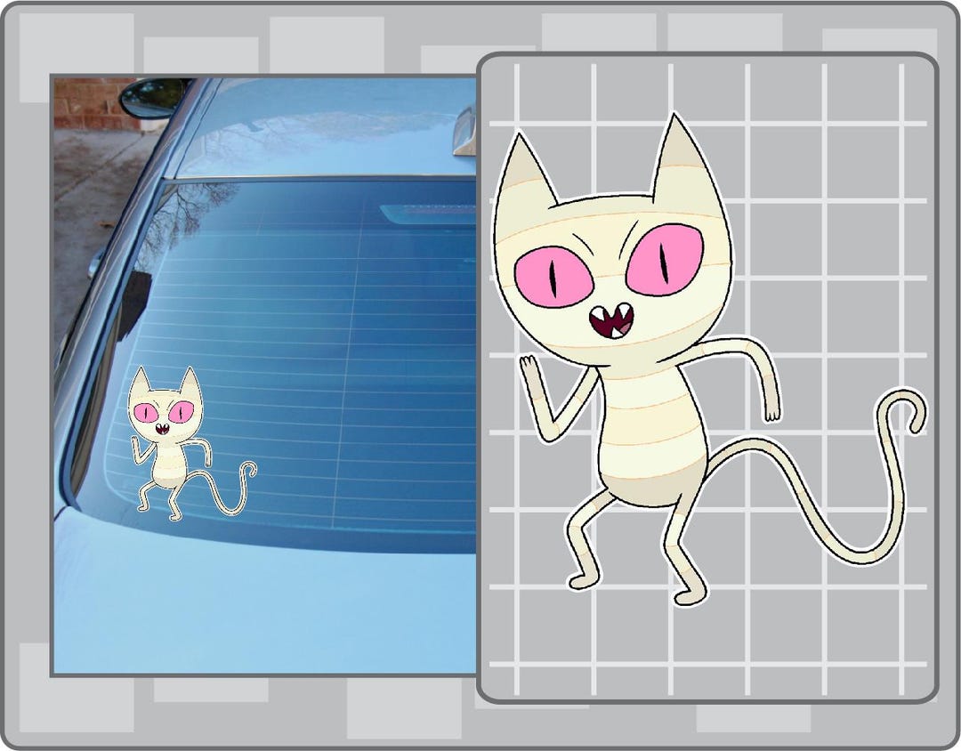 ME-MOW From Adventure Time Vinyl Decal #1 Car Truck Laptop Sticker - Etsy