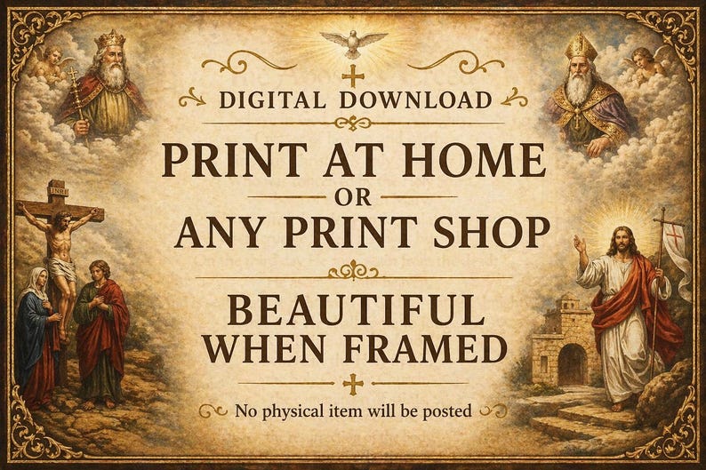 Apostles Creed Prayer Printable, Catholic Prayer Print, Apostles Creed ...