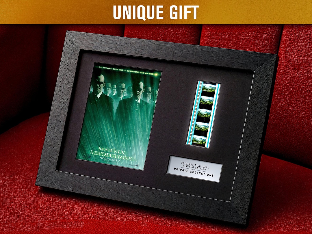 The MATRIX REVOLUTIONS (2003) Certified 35mm Film Cells in an LED ...