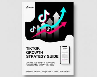 Tiktok Growth Strategy Guide | Viral Content Tips, Follower Boost & Marketing Plan - Etsy