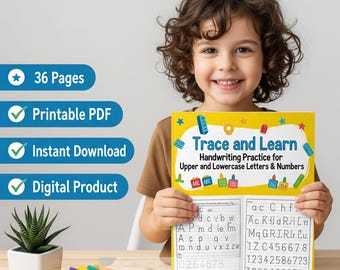 Handwriting Practice Worksheets | Alphabet Letters & Numbers 1-10 ...