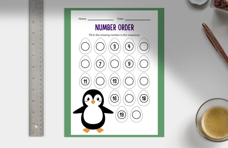 40+ Kindergarten Numbers Worksheet With Tracing Writing Number Word ...