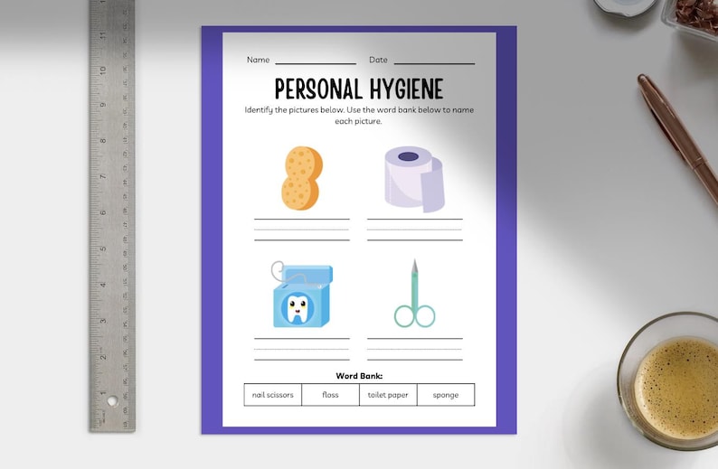 25+ Personal Hygiene Workbook Preschool Kindergarten Activities Learn ...