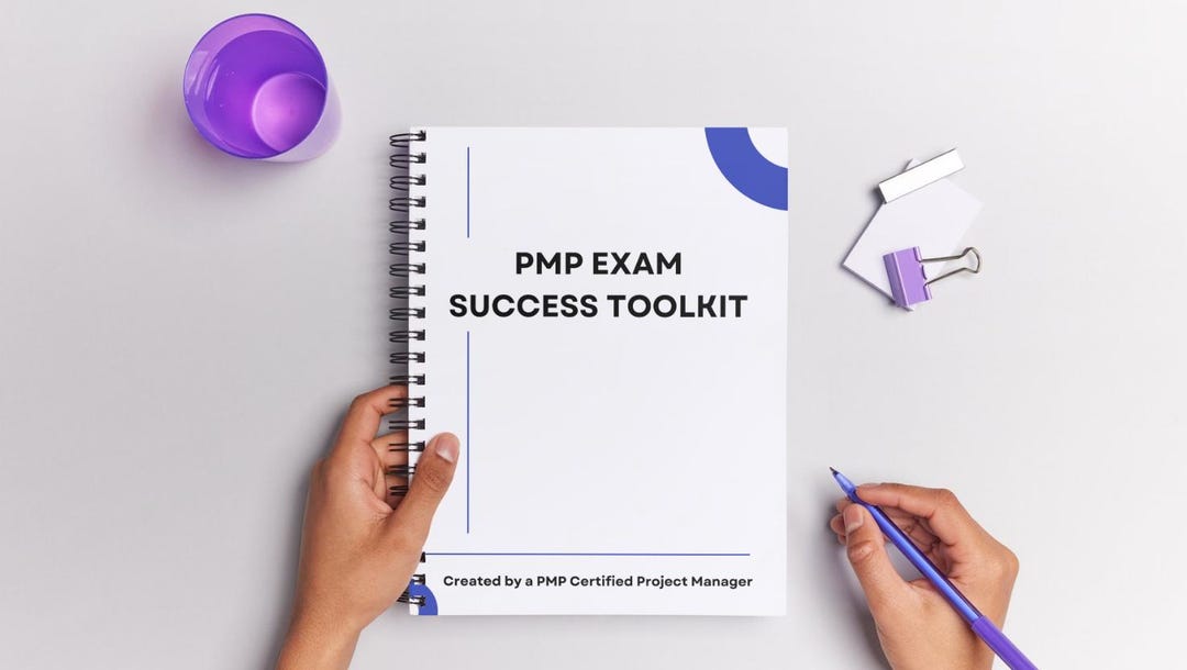 PMP Exam Success Toolkit | Study Guide, Planner, Templates (printable ...