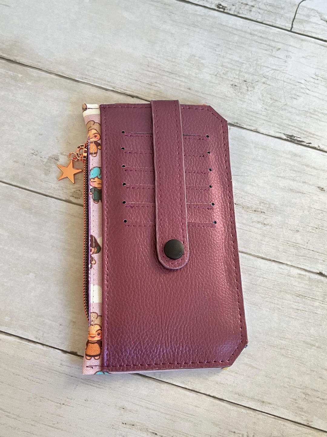 BTS CHIBI Animated Print Purse Pal Wallet - Etsy