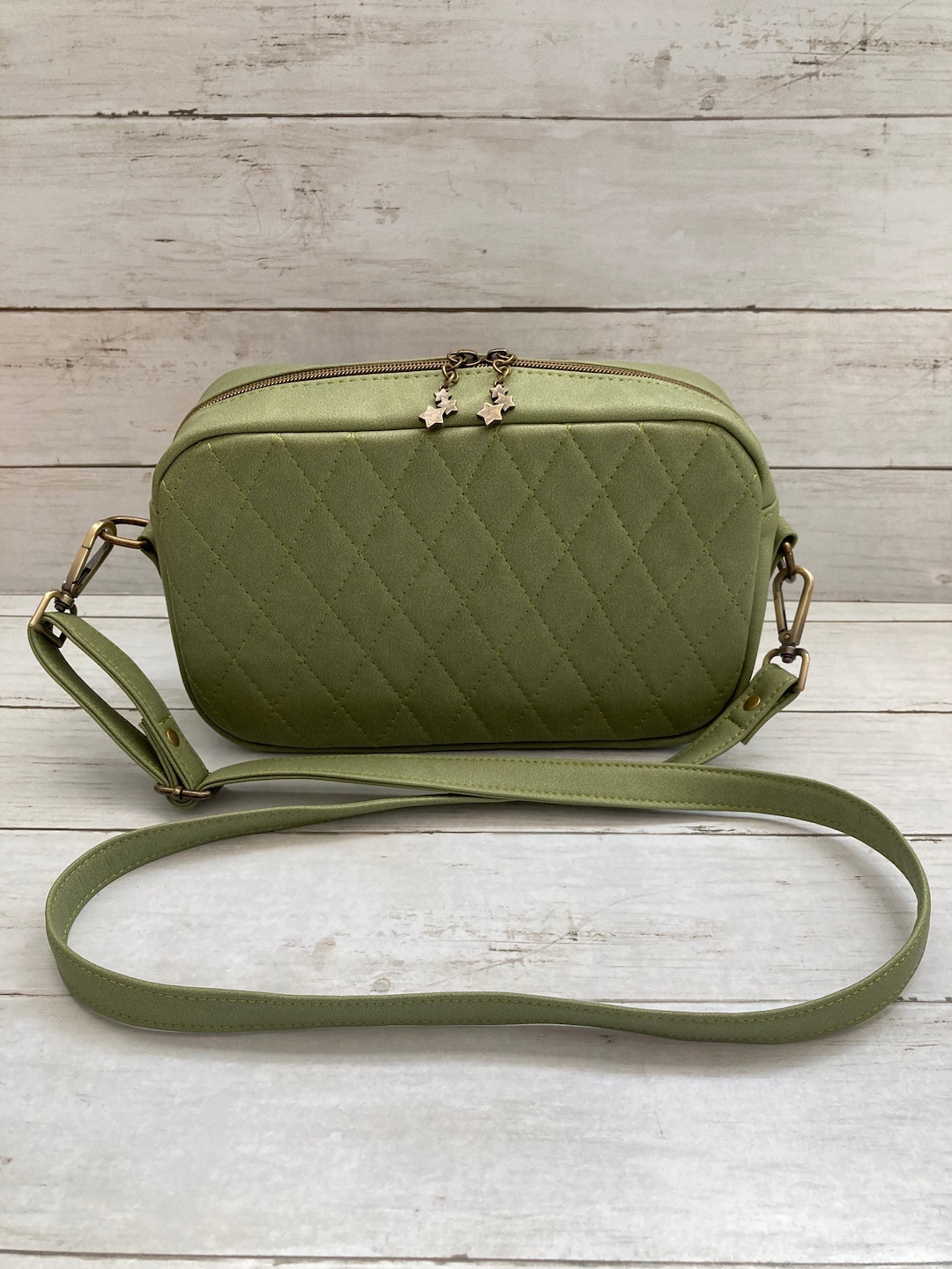 Olive Green Catalina Crossbody Bag - Etsy