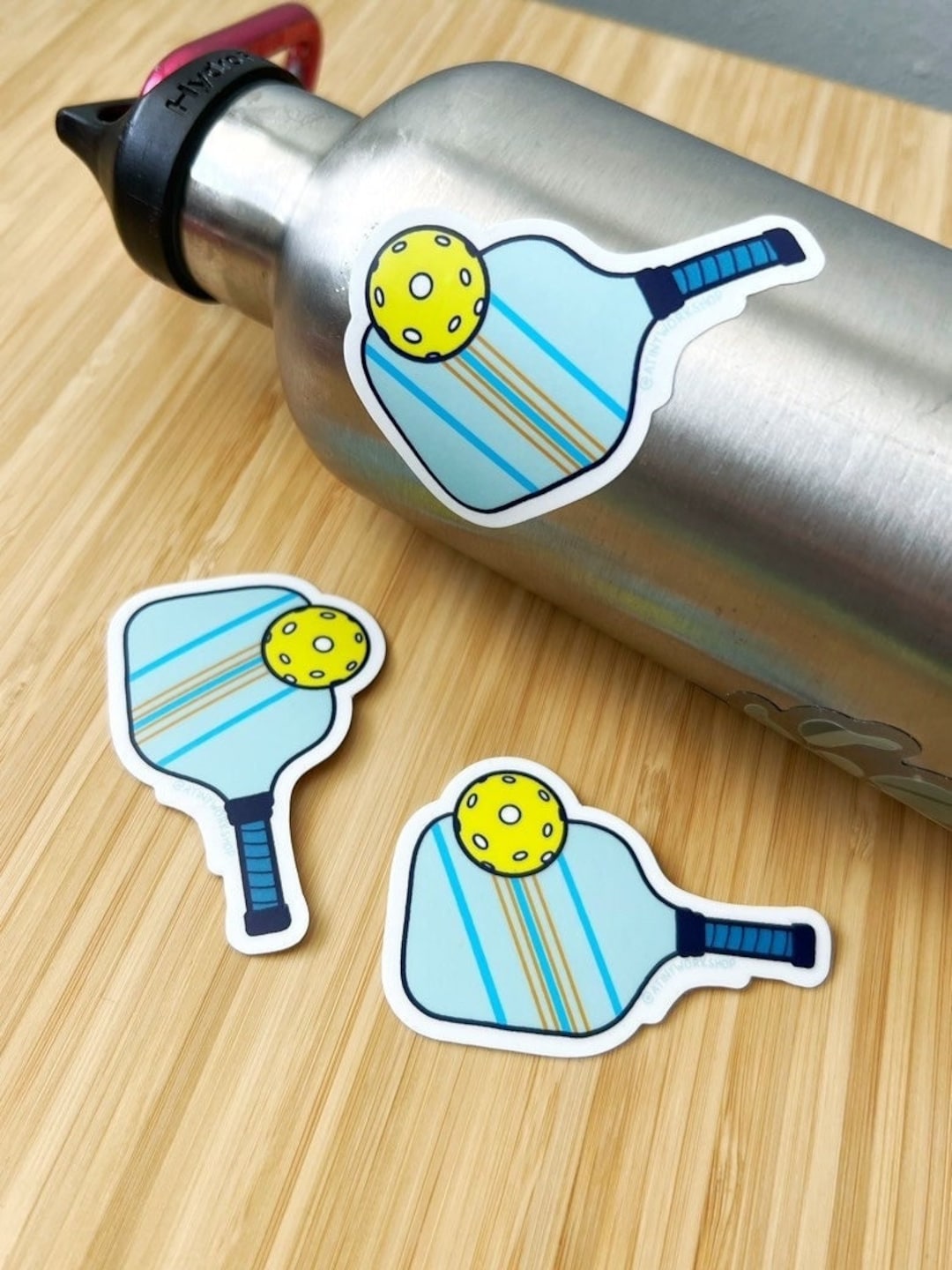 Pickle Ball Paddle Sticker | 2.5” Waterproof Vinyl Pickleball Player ...